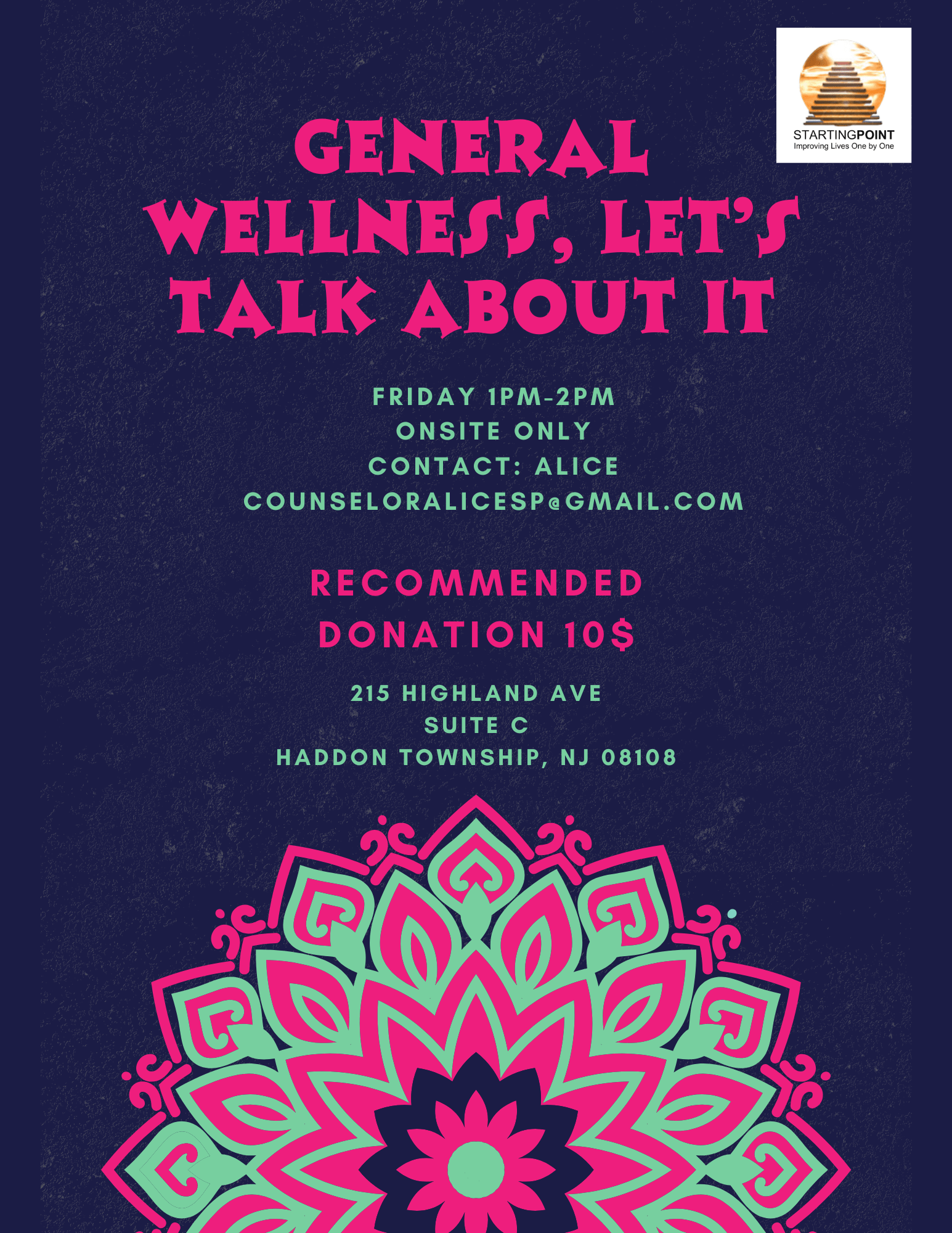 General Wellness - Starting Point | South Jersey Wellness Center